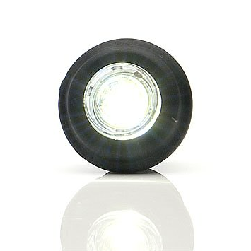 Strands Markeringslys Hvit LED 12/24V ytter.dim 30mm - Antec Norge AS