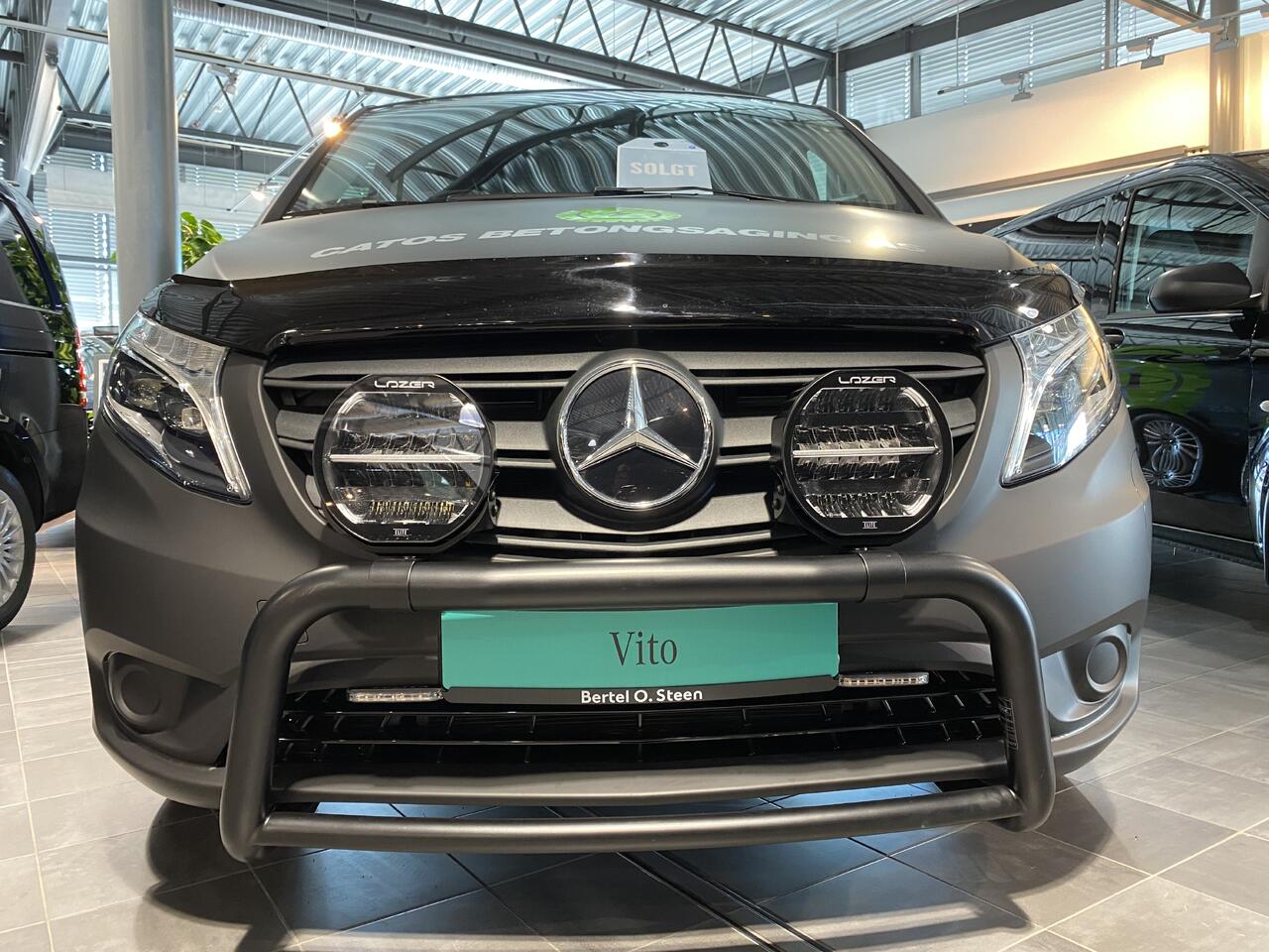 Antec EU Frontbøyle 60mm/42mm bred Sort Mercedes Vito / e-Vito W447 ...